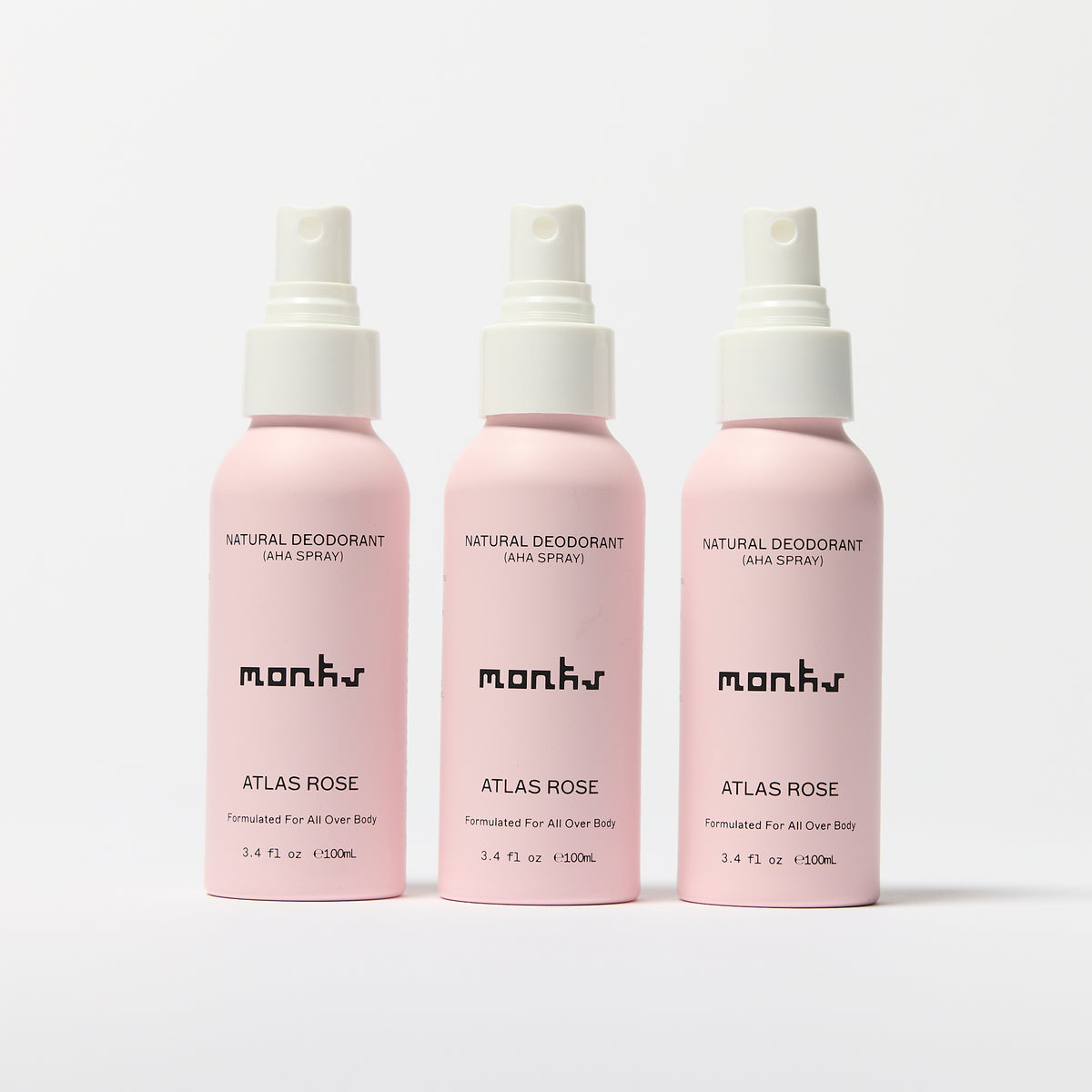 Atlas Rose Deodorant Spray Trio