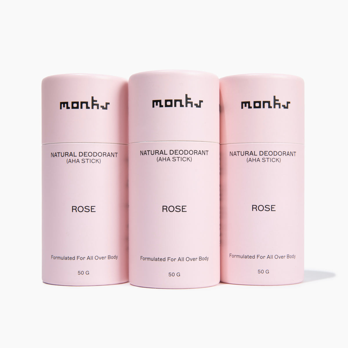 Atlas Rose Deodorant Stick Trio